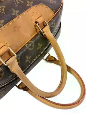 LOUIS VUITTON Monogram Canvas Deauville Duffle Bag - Brown