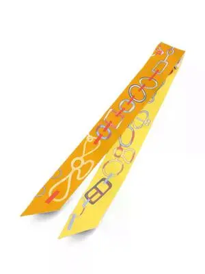 Hermès Twilly Scarf Orange