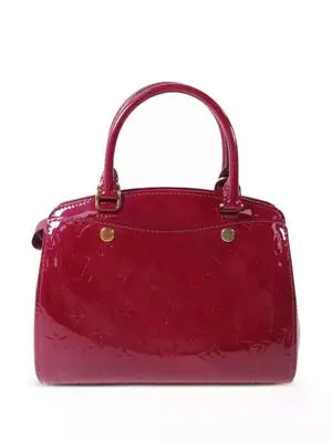 LOUIS VUITTON Monogram Vernis Brera Shoulder Bag - Red