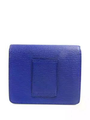 Hermès Roulis Slim Leather Wallet - Blue