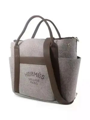 Hermès Sellier Grooming Tote Bag - Grey