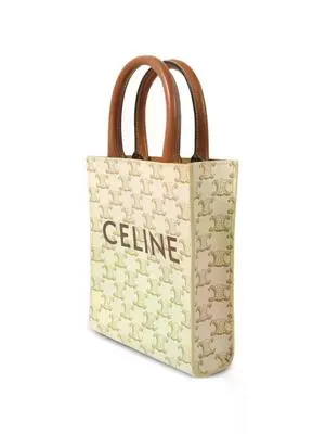 Celine Triomphe Tote Bag - White