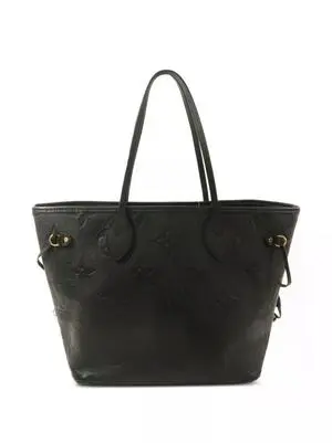 LOUIS VUITTON Neverfull Monogram Empreinte Tote Bag - Black