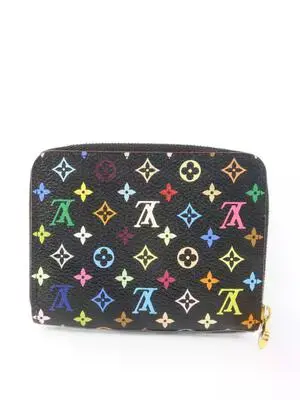 LOUIS VUITTON Monogram Coin Purse - Black