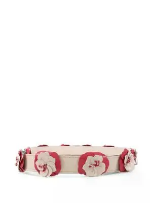 Prada Floral Appliqué Shoulder Strap