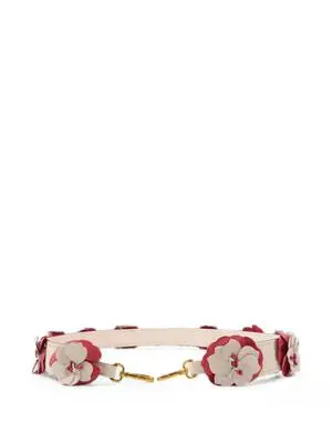 Prada Floral Appliqué Shoulder Strap