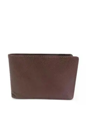 LOUIS VUITTON Taiga Wallet - Brown