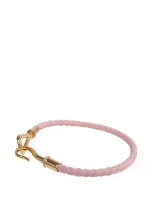 Hermès Leather Bracelet With -tone Clasp