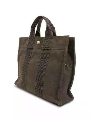 Hermès Herline Canvas Tote Bag - Brown