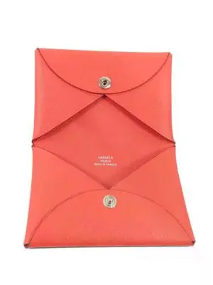 Hermès 2018 Calvi Epsom Card Holder