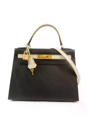 Hermès Kelly 28 Tote Bag - Black