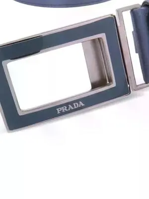 Prada Logo Plaque Belt