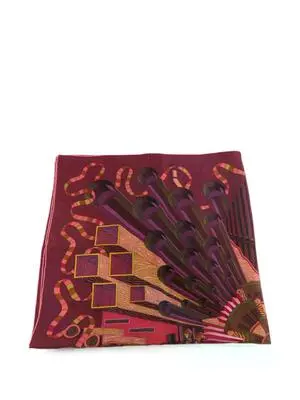 Hermès Silk Scarf - Purple