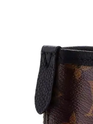 LOUIS VUITTON Neverfull Mm Monogram Canvas And Leather Tote Bag - Black