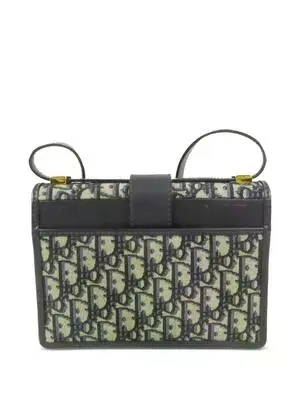 Dior 30 Montaigne Oblique Shoulder Bag - Black