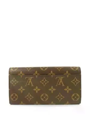 LOUIS VUITTON Sarah Monogram Wallet - Brown