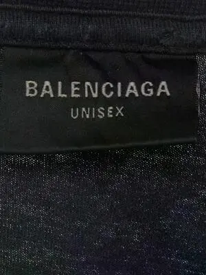 Balenciaga Slogan Print Crewneck T-shirt
