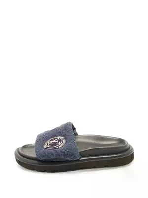 LOUIS VUITTON Monogram Denim Pool Pillow Sandals