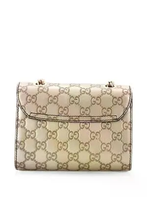 Gucci Leather Mini Shoulder Bag - Gold