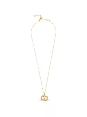 Valentino Garavani Vlogo Signature Necklace - Gold
