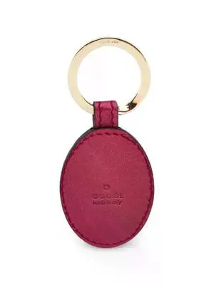 Gucci Interlocking G Leather Keyring
