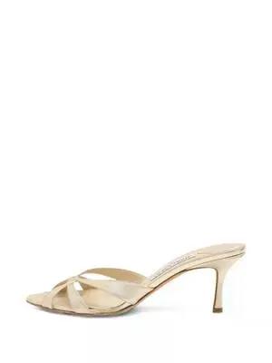 JIMMY CHOO Leather Heeled Sandals