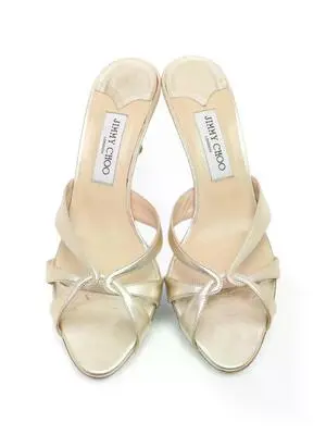 JIMMY CHOO Leather Heeled Sandals