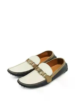 LOUIS VUITTON Hockenheim Leather Loafers