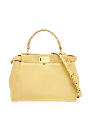 Fendi Mini Peekaboo Tote Bag - Yellow