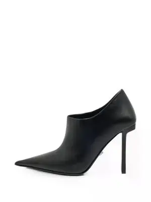 Versace Calf Leather Pointed-toe Stiletto Ankle Boots