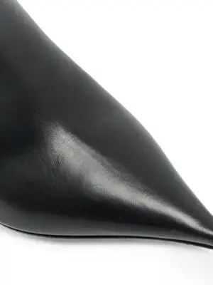 Versace Calf Leather Pointed-toe Stiletto Ankle Boots