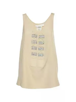 Chloé Sleeveless Top With Crystal Embellishments