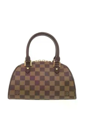 LOUIS VUITTON 2002 Damier Ebene Mini Ribera Handbag