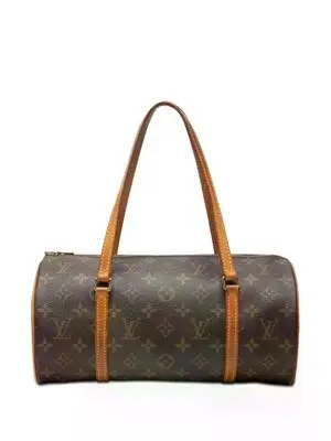 LOUIS VUITTON 2003 Monogram Papillon 30 Handbag - Brown