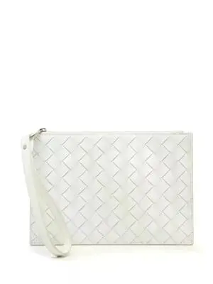Bottega Veneta Silver Tone Clutches