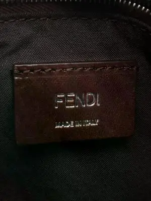 Fendi Mini Zucca Canvas O'lock Bowling Satchel - Brown