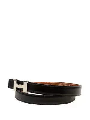 Hermès Constance H Reversible Belt - Black