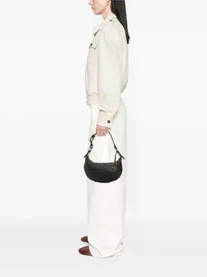 Fendi Zebra Print Canvas Hobo Bag