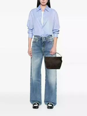 Fendi Zucchino Canvas Handbag