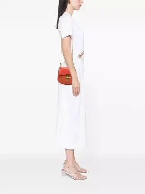Chloé Drew Leather Bag - Orange