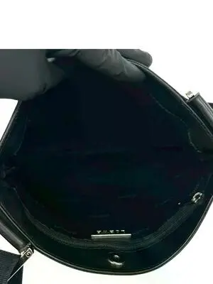 Loewe Leather Anagram Flat Crossbody Bag
