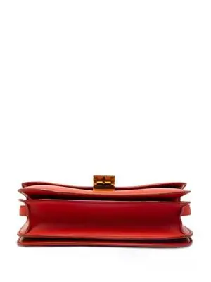 Celine Medium Calfskin Classic Box Crossbody Bag - Orange