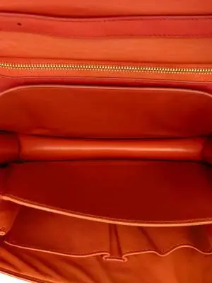 Celine Medium Calfskin Classic Box Crossbody Bag - Orange