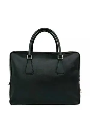 Prada 2010-2016 Saffiano Business Bag - Black