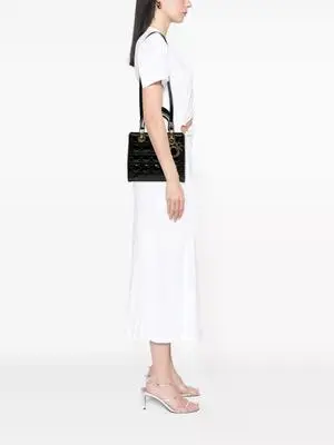Dior Patent Cannage Lady Satchel