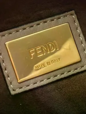 Fendi Medium Leather Peekaboo Iconic Satchel