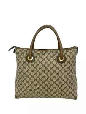 Gucci Gg Canvas Handbag - Brown