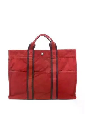 Hermès Canvas Fourre Tout Mm Tote Bag