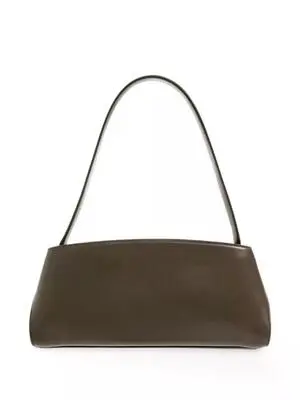 FERRAGAMO Hug Calf Leather Shoulder Bag - Green