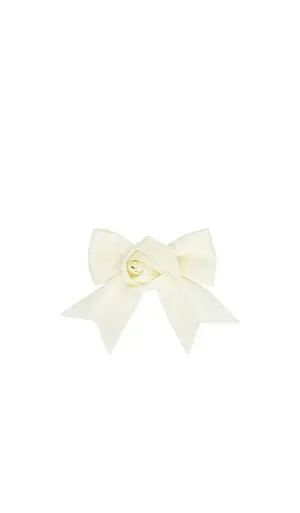 PETIT MOMENTS Scott King Hair Madonna Bow Clip - Cream